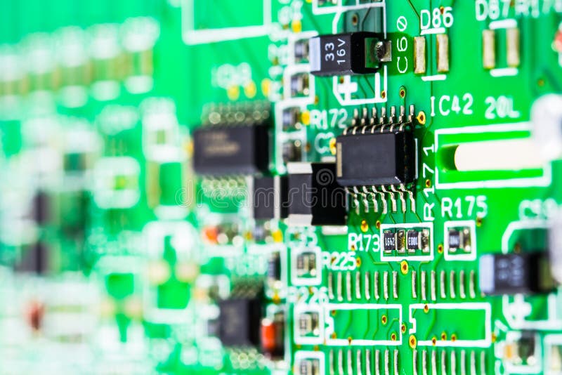 Part of electronic circuit stock image. Image of circuit - 48393091