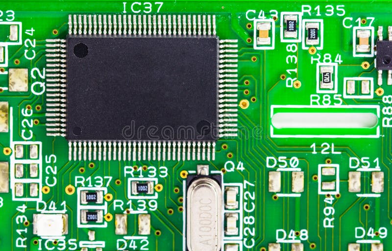 Part of electronic circuit stock image. Image of circuit - 48393091