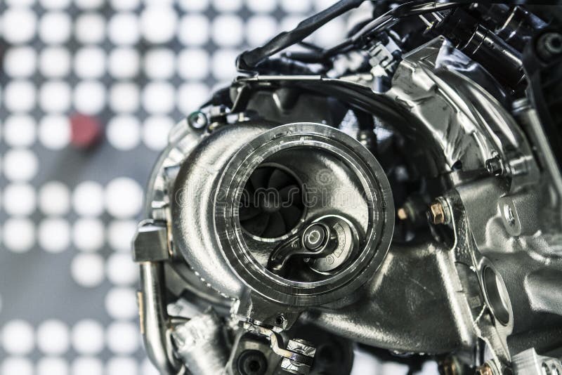 POWERFUL ENGINE of CAR. INDUSTRY EXHIBITION Stock Photo - Image of ...