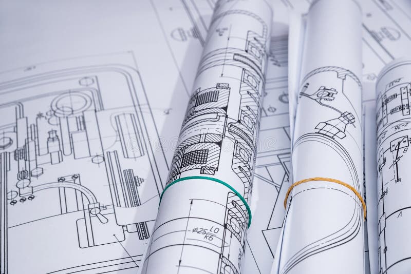 Part of Engineering Project Stock Image - Image of compass, mechanical ...
