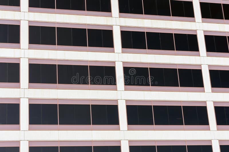 Part of the Exterior Facade of a Modern Commercial Office Building with ...