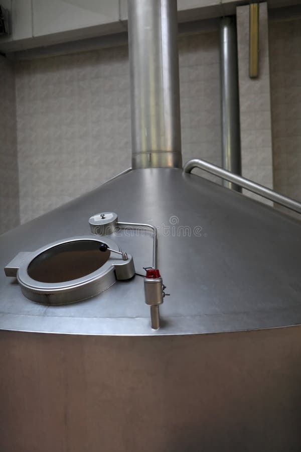 Part of fermentation vat stock image. Image of manufacturing - 35547151