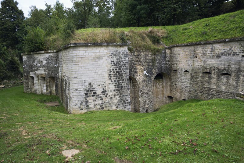 Old Wall of Fort Rotterdam Covered with Green Moss, Makassar ...