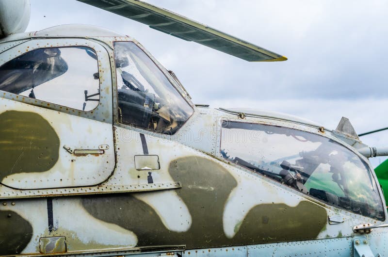 Part of the Fuselage of a Combat Helicopter Editorial Photography ...