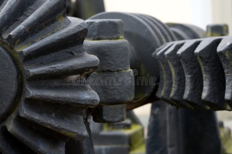 Part of gears. stock photo. Image of axis, circle, gear - 10513182