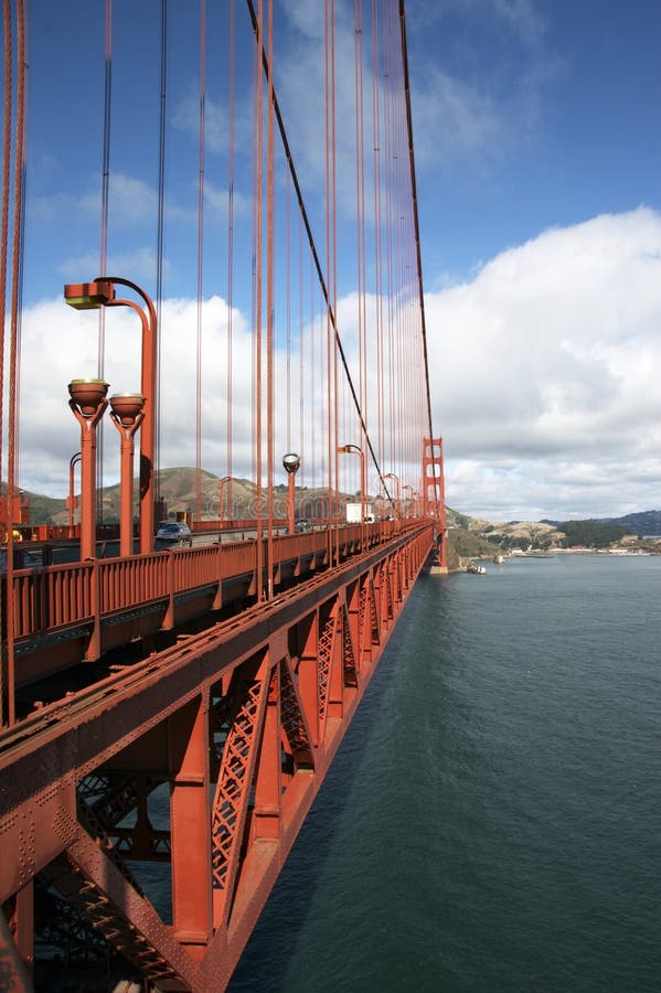 Part of Golden Gate Bridge stock photo. Image of scenery - 1526594