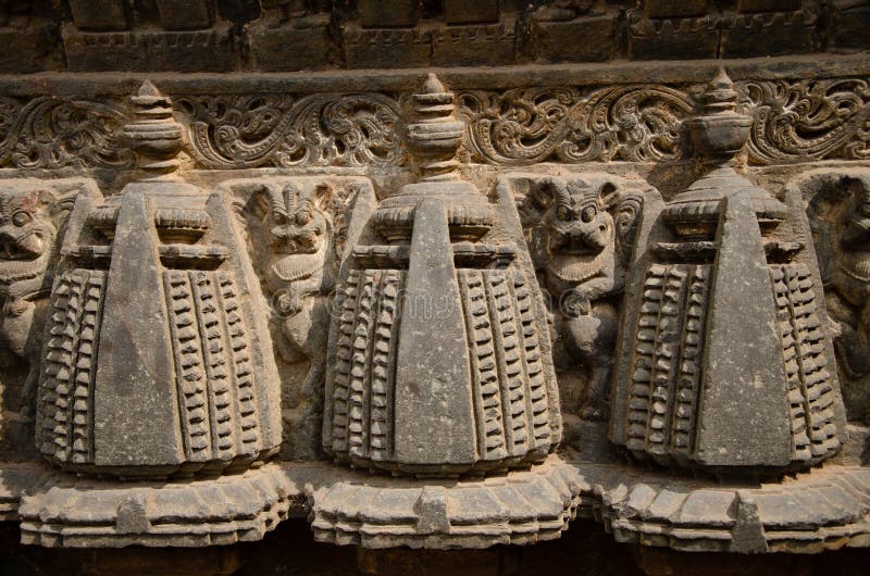Part of the Harihareshwara Temple in Harihar, India Stock Photo - Image ...