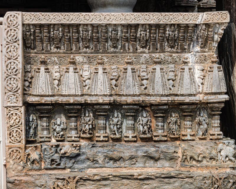 Part of the Harihareshwara Temple in Harihar, India Stock Photo - Image ...