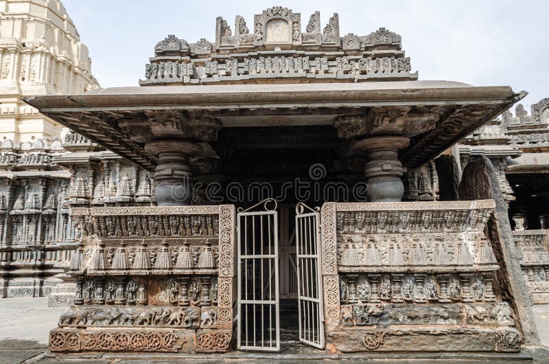 Part of the Harihareshwara Temple in Harihar, India Stock Photo - Image ...