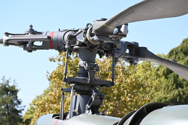 Part of a Helicopter Propeller Stock Photo - Image of vehicle, close ...