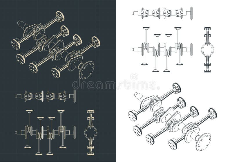 Cylinder Blueprints Stock Illustrations – 210 Cylinder Blueprints Stock ...