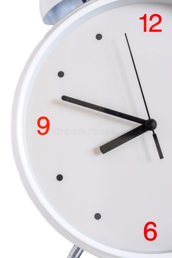 Part of Hours of the Alarm Clock Closeup Stock Image - Image of object ...