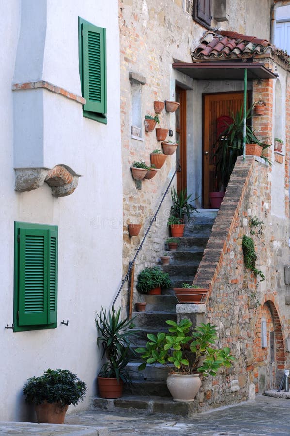 Part of the House in Grado stock image. Image of porch - 28080371