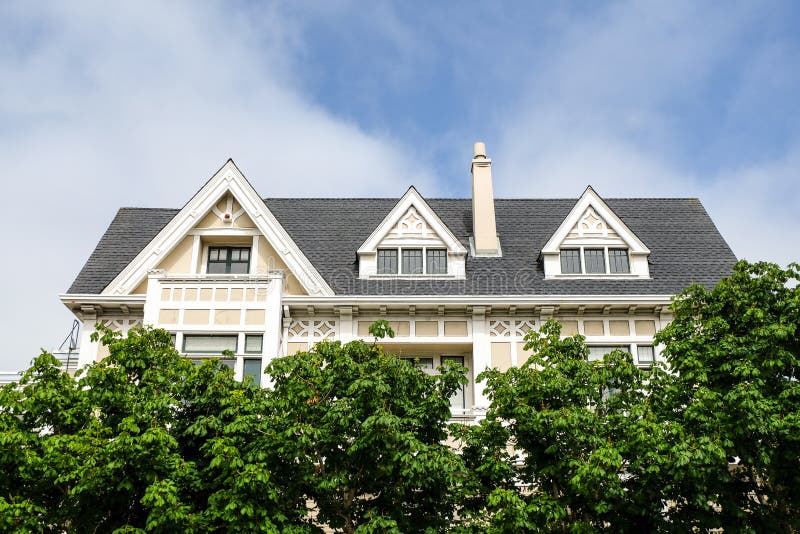 Part of the house. stock photo. Image of green, residential - 80911402