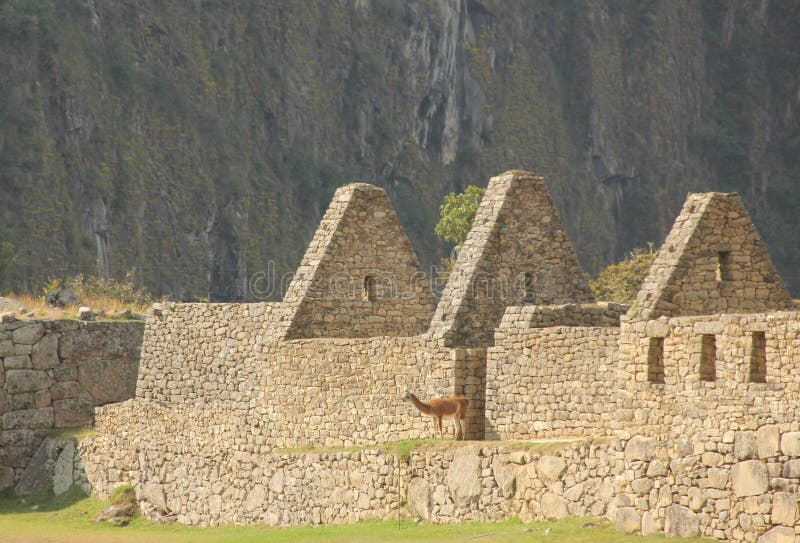 Part of an Inca building stock photo. Image of america - 136631934