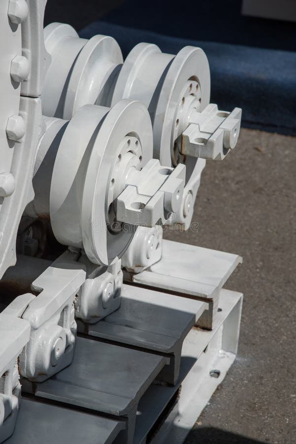 Part of a Large Metal Track for a Tractor or Excavator for Coal Stock ...