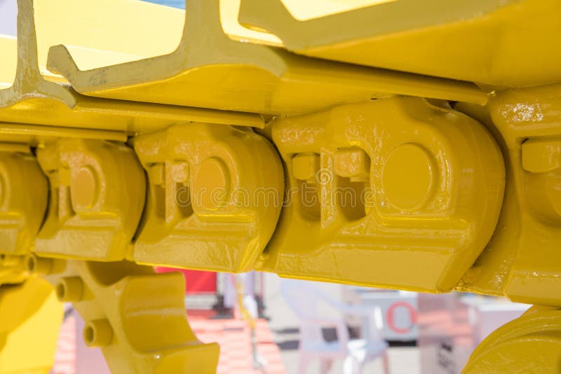 Part of a Large Metal Track for a Tractor or Excavator for Coal Stock ...