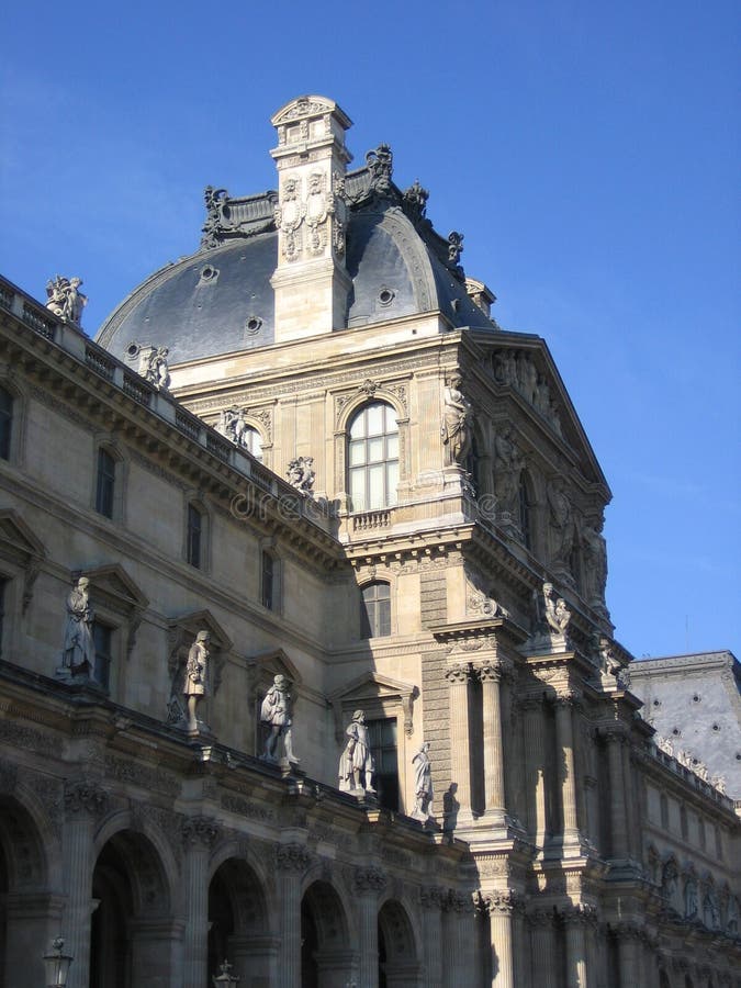 A part of Louvre stock photo. Image of greeting, pyramid - 1935558