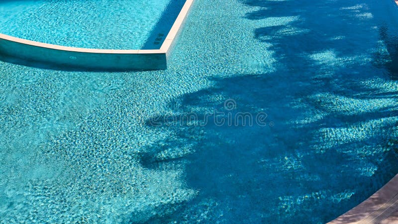 Part of a Luxury Swimming Pool Stock Photo - Image of nature, landscape ...