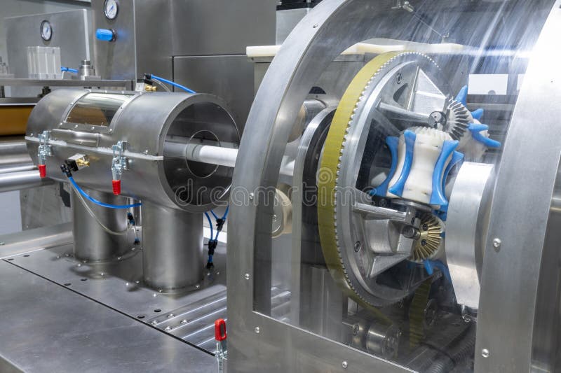 Part of Machine for Meat Products Stock Photo - Image of construction ...