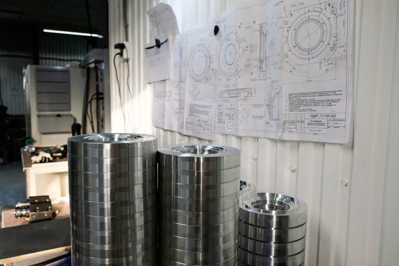 Part Made on Cnc Machine. Metal Case of the Device Stock Photo - Image ...