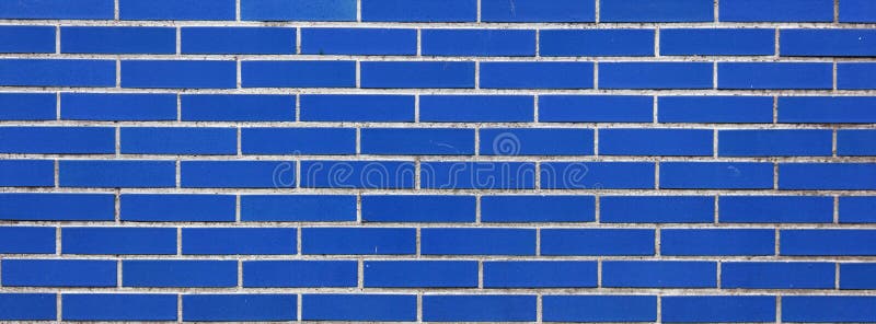 Part of Masonry Wall Built of Blue Bricks Stock Photo - Image of ...