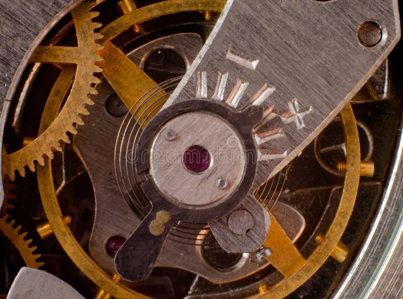 Mechanism of a Pocket Watch Stock Photo - Image of sophisticated, close ...