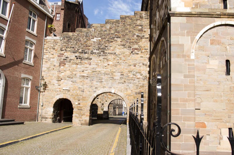 Part of medieval wall stock image. Image of wall, building - 261149669