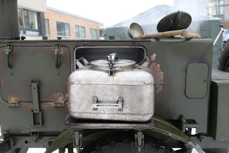 WW2 military field kitchen stock image. Image of axis - 59953093