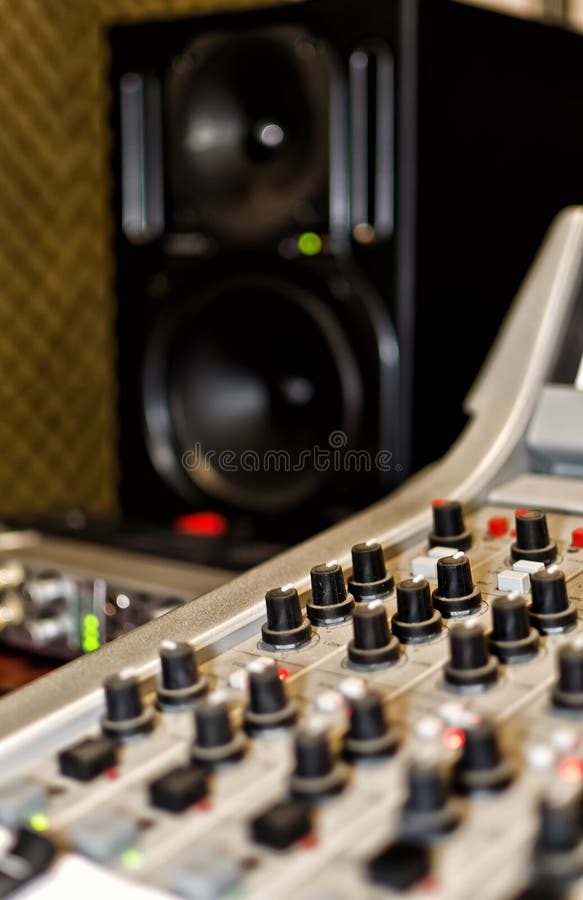 Part of a mixing panel stock photo. Image of closeup - 27021504