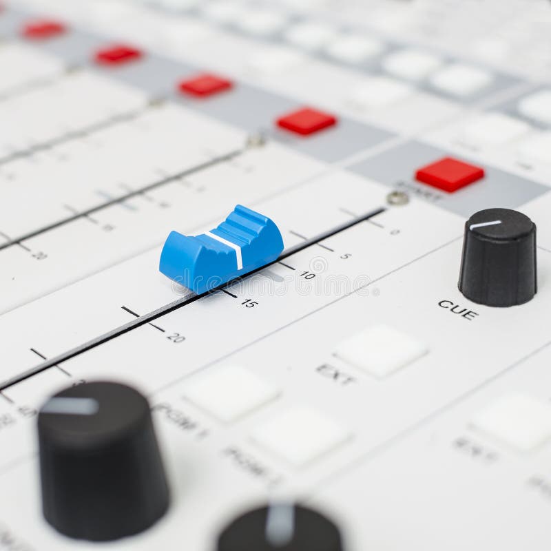 Part of a mixing panel stock photo. Image of professional - 48150326