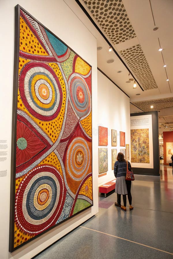 Part of Modern Abstract Aboriginal Crafts Stock Illustration ...