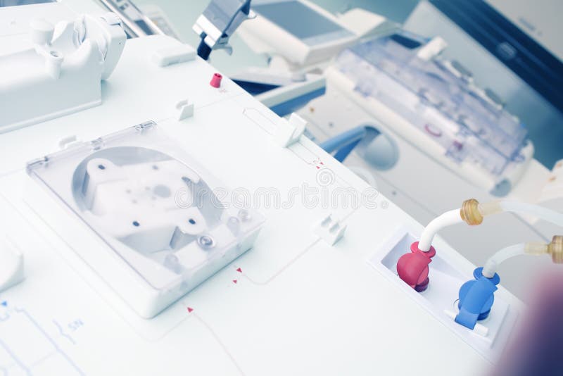 Part of a Modern Laboratory Equipment Stock Photo - Image of ...