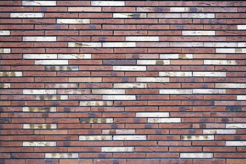 Part of Modern Multi Colored Brick Wall Stock Photo - Image of long ...