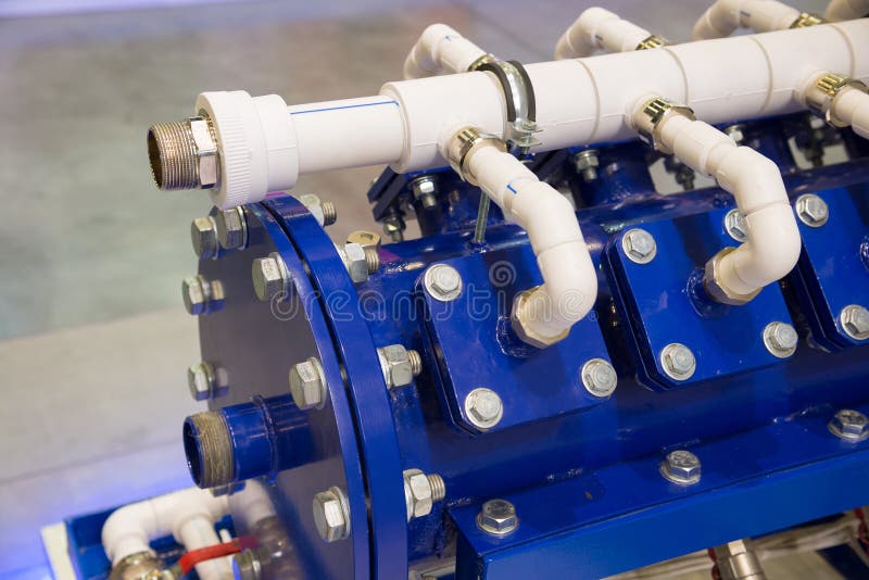 Part of new heating system stock image. Image of heat - 84469929