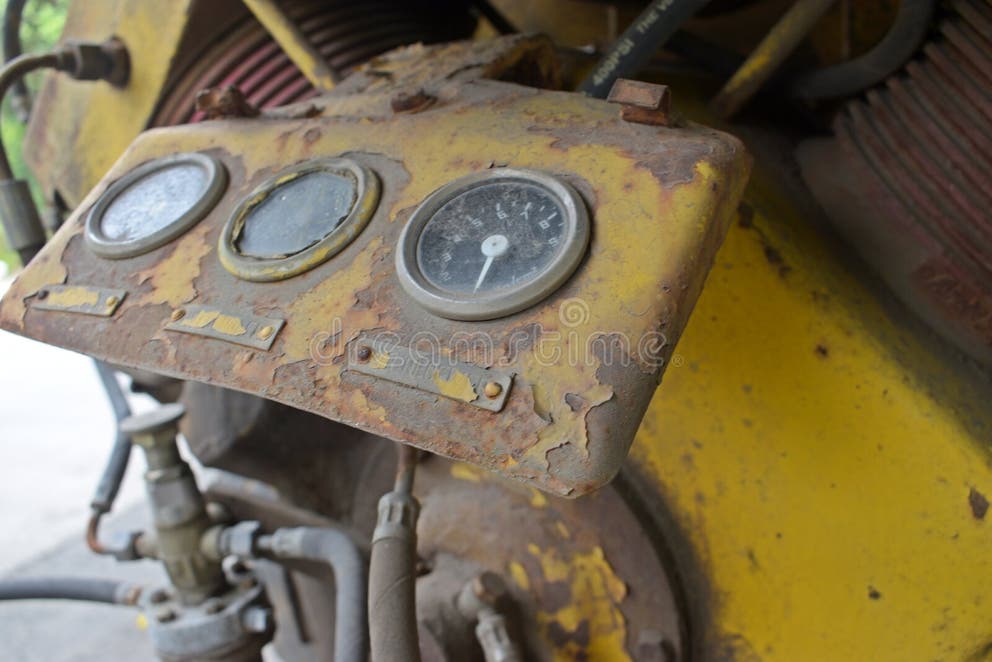 Scrap Part of Old Abandoned Tractor Stock Photo - Image of scrap ...