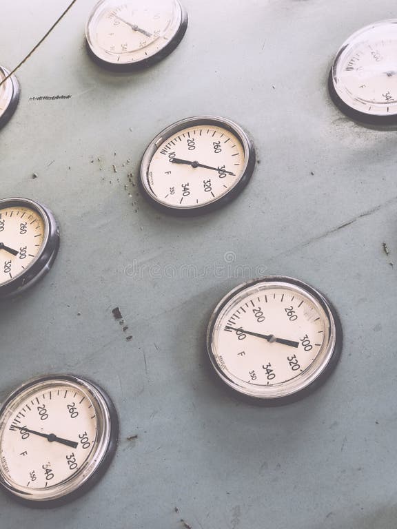 Part of Old Analog Equipment Stock Image - Image of instrumentation ...