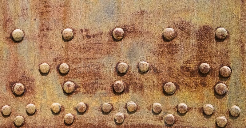 Part of the Old Metal Structure, Covered with Rust Stock Photo - Image ...