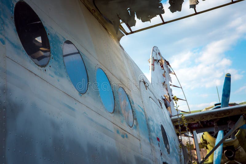 279 Old Rusty Airplane Wreck Stock Photos - Free & Royalty-Free Stock ...