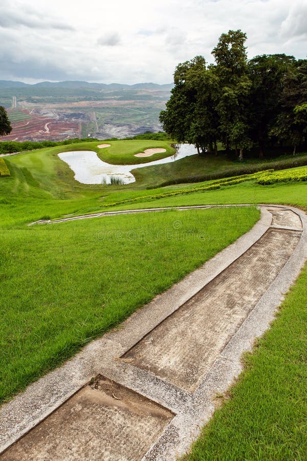 Part of a Pit with Big Mining Truck Working Stock Image - Image of ...