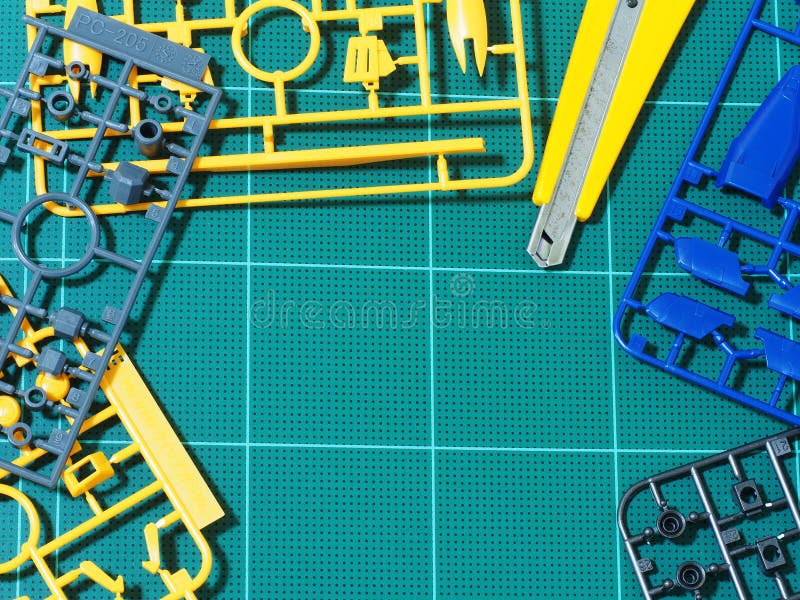 Part of plastic model kit stock image. Image of model - 69045371