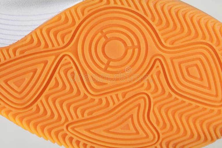 Part of a Polyurethane Shoe Sole Stock Photo - Image of comfortable ...