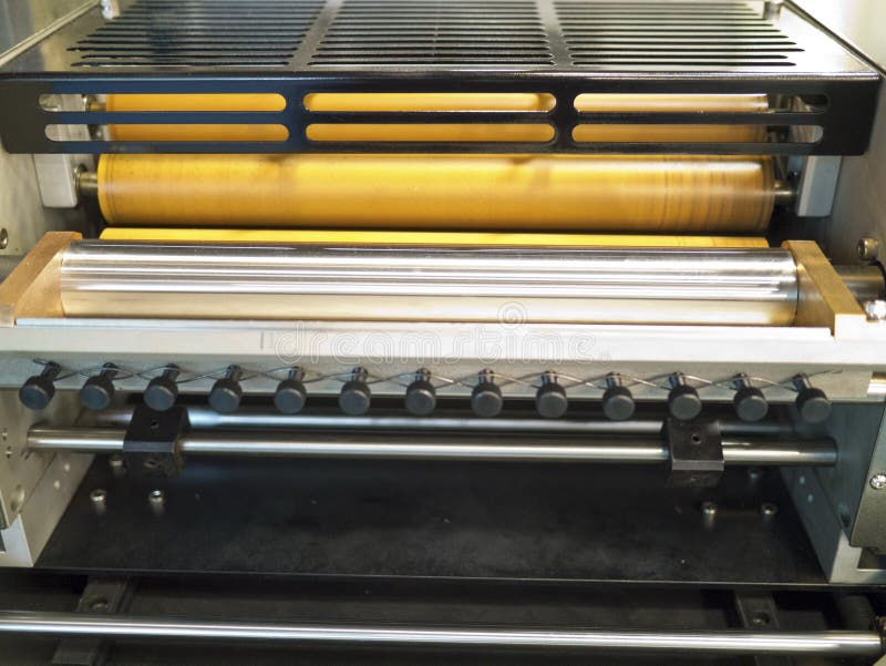 Part of printing machine stock photo. Image of commercial - 27448364