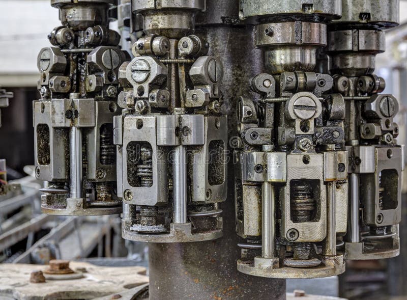 Part of of the Process Equipment of the Mechanism Close-up. Stock Image ...