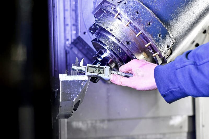 Until the Part is Processed on a CNC Milling Machine, the Man Will ...