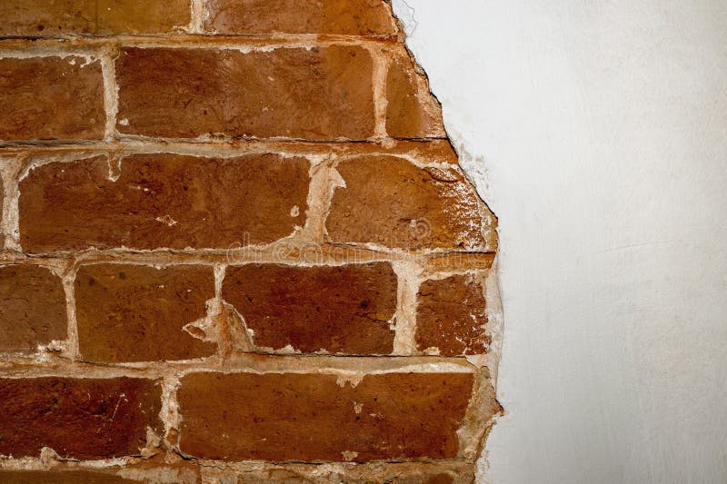 Part of the Red Brick Wall of an Old House with a Figured Pattern of ...