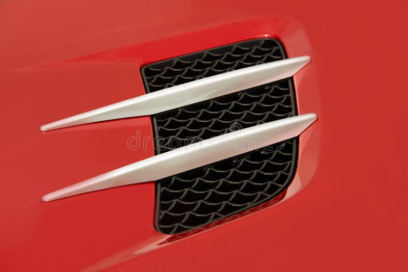 Part of a Red Car. Car Parts Stock Image - Image of gear, road: 190458869