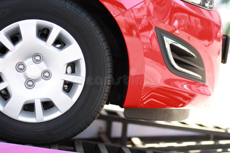 Part of red car stock image. Image of detail, auto, reflector - 33180261