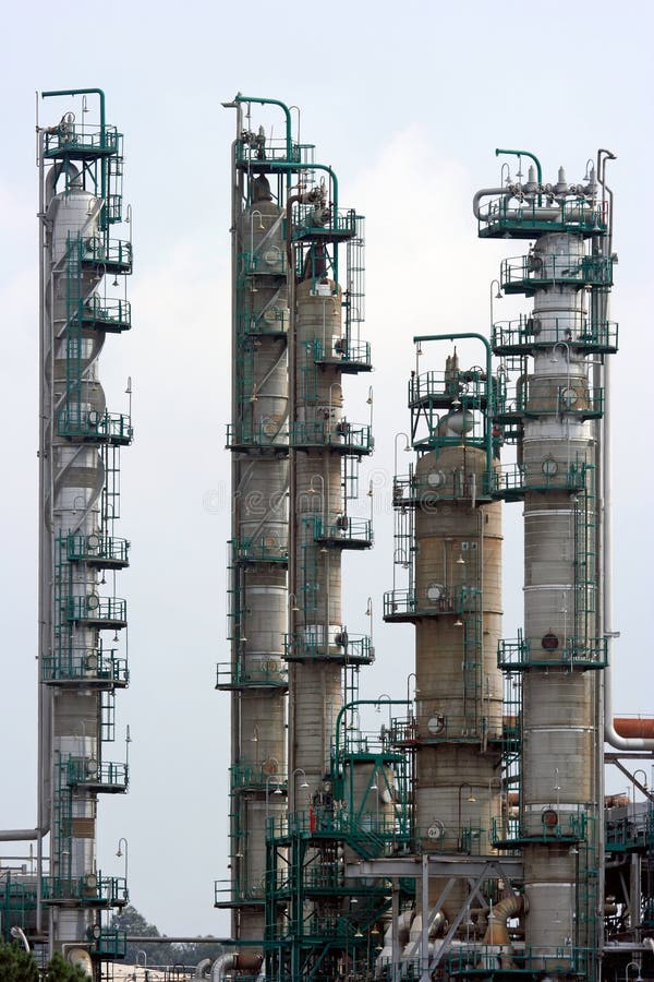 Part of a refinery stock photo. Image of industrial, tank - 6928132