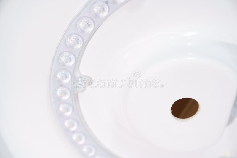 Part of Ring LED Module. the Concept of Modern Economical Lighting ...